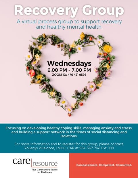 Support Groups - Care Resource Community Health Centers, Inc.