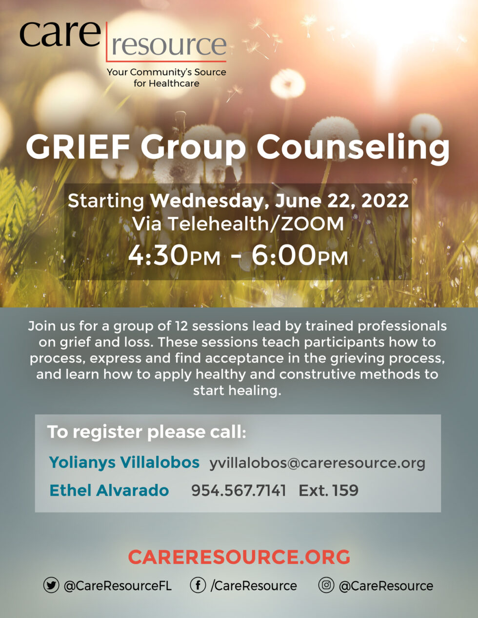 Support Groups - Care Resource Community Health Centers, Inc.