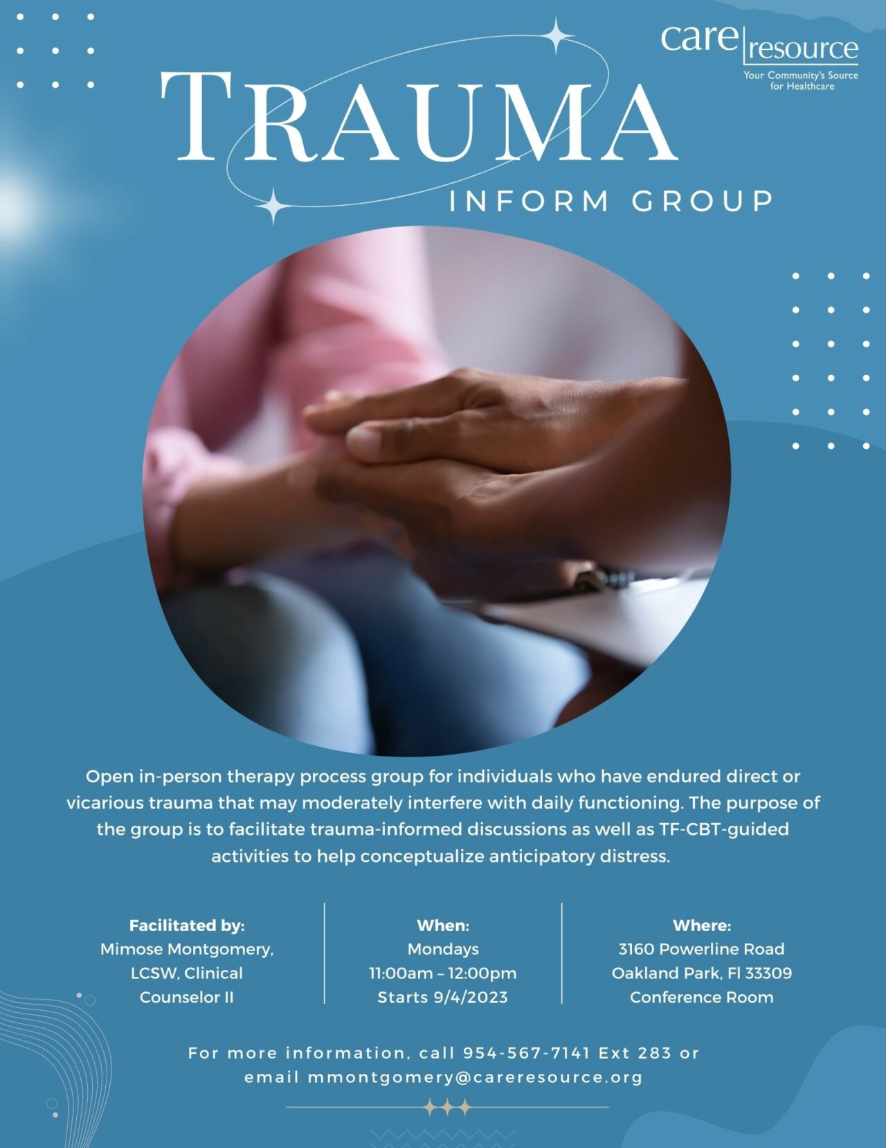 Support Groups - Care Resource Community Health Centers, Inc.