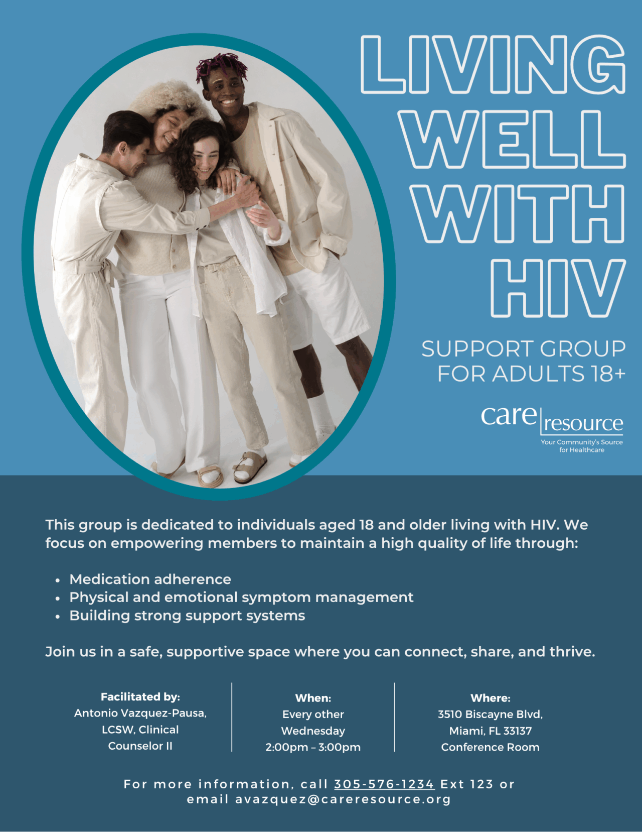 Support Groups - Care Resource Community Health Centers, Inc.